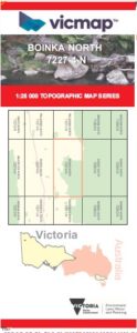BOINKA NORTH 1-25,000 Vicmap Topo Map 7227-4-N - Maps, Books & Travel ...