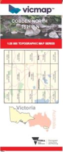 COBDEN NORTH 1-25,000 Vicmap Topo Map 7521-3-N - Maps, Books & Travel ...