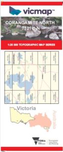 CORANGAMITE NORTH 1-25,000 Vicmap Map 7521-1-N - Maps, Books & Travel ...