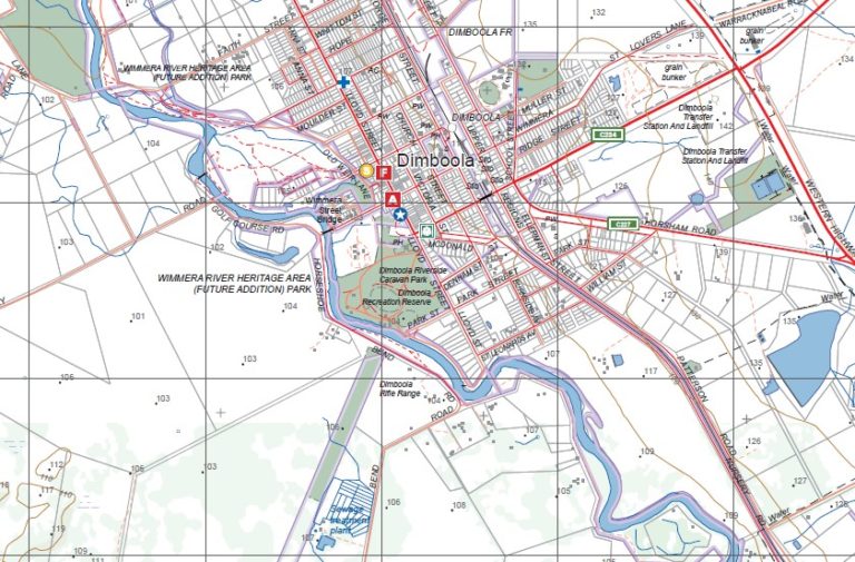 DIMBOOLA SOUTH 1-25,000 Vicmap Topo Map 7325-3-S - Maps, Books & Travel ...