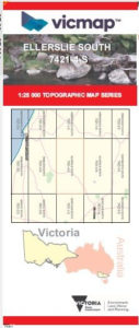 ELLERSLIE SOUTH 1-25,000 Vicmap Topo Map 7421-4-S - Maps, Books ...