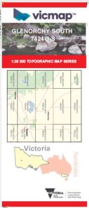 GLENORCHY SOUTH 1-25,000 Vicmap Topo Map 7424-3-S - Maps, Books ...