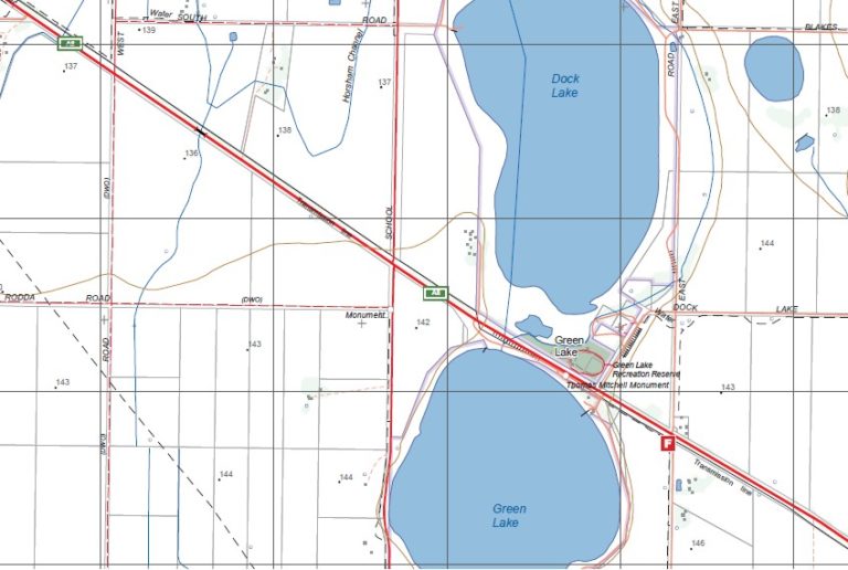 GREEN LAKE NTH 1-25,000 Vicmap Topo Map 7324-2-N - Maps, Books & Travel ...