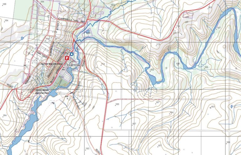HARROW SOUTH 1-25,000 Vicmap Topo Map 7223-4-S - Maps, Books & Travel ...