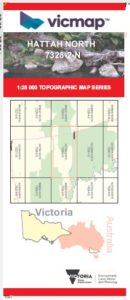 HATTAH NORTH 1-25,000 Vicmap Topo Map 7328-2-N - Maps, Books & Travel ...