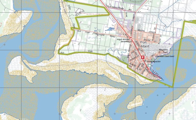 ALBERTON SOUTH 1-25,000 Vicmap Topo Map 8220-4-S - Maps, Books & Travel ...