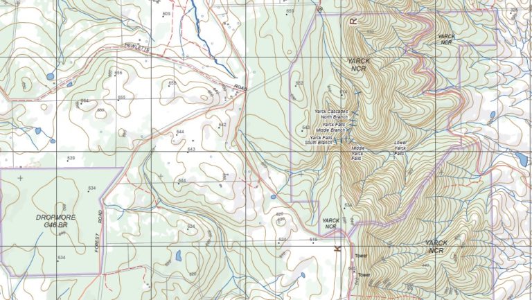 ALEXANDRA NORTH 1-25,000 Vicmap Topo Map 8023-4-N - Maps, Books ...