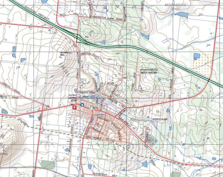 BALLAN NORTH 1-25,000 Vicmap Topo Map 7722-4-N - Maps, Books & Travel ...