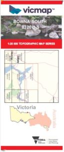 BOWNA SOUTH 1-25,000 Vicmap Topo Map 8326-3-S - Maps, Books & Travel Guides