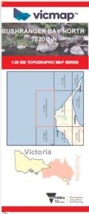 BUSHRANGER BAY NORTH 1-25,000 Vicmap Map 7820-1-N - Maps, Books ...