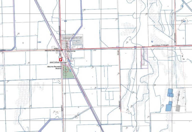 COHUNA SOUTH 1-25,000 Vicmap Topo Map 7726-3-S - Maps, Books & Travel ...