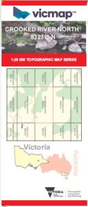 CROOKED RIVER NORTH 1-25,000 Vicmap Map 8323-3-N - Maps, Books & Travel ...