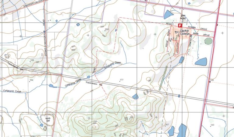 DOOKIE NORTH 1-25,000 Vicmap Topo Map 8025-3-N - Maps, Books & Travel ...