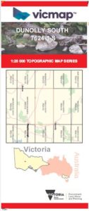 DUNOLLY SOUTH 1-25,000 Vicmap Topo Map 7624-3-S - Maps, Books & Travel ...