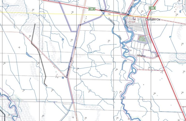 DURHAM OX SOUTH 1-25,000 Vicmap Topo 7625-1-S - Maps, Books & Travel Guides