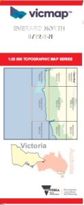 EVERARD NORTH 1-25,000 Vicmap Topo Map 8722-2-N - Maps, Books & Travel ...