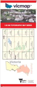 GLENROWAN NORTH 1-25,000 Vicmap Topo Map 8125-3-N - Maps, Books ...