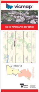 HUNTLY SOUTH 1-25,000 Vicmap Topo Map 7724-1-S - Maps, Books & Travel ...