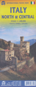 Italy North and Central Map ITMB - Maps, Books & Travel Guides