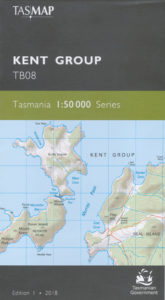 Kent Group 1-50,000 Topographic Map Tasmap - Maps, Books & Travel Guides