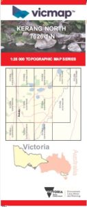 KERANG NORTH 1-25,000 Vicmap Topo Map 7626-1-N - Maps, Books & Travel ...