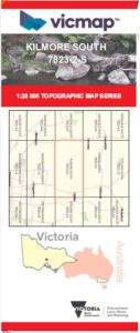 KILMORE SOUTH 1-25,000 Vicmap Topo Map 7823-2-S - Maps, Books & Travel ...