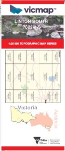 LINTON SOUTH 1-25,000 Vicmap Topo Map 7622-4-S - Maps, Books & Travel ...