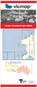 LIPTRAP SOUTH 1-25,000 Vicmap Topo Map 8020-2-S - Maps, Books & Travel ...