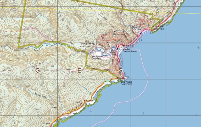 Lorne 1-50,000 Vicmap - Maps, Books & Travel Guides