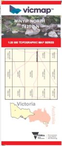 MINYIP NORTH 1-25,000 Vicmap Topo Map 7425-3-N - Maps, Books & Travel ...