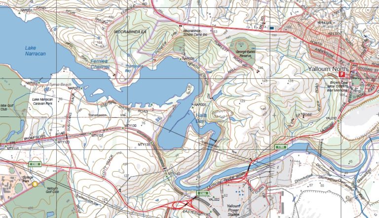 MOE SOUTH 1-25,000 Vicmap Topographic Map 8121-1-S - Maps, Books ...