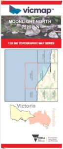 MOONLIGHT NORTH 1-25,000 Vicmap Topo Map 7520-3-N - Maps, Books ...
