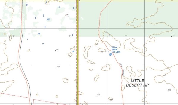 MT MOFFAT SOUTH 1-25,000 Vicmap Topo Map 7024-1-S - Maps, Books ...