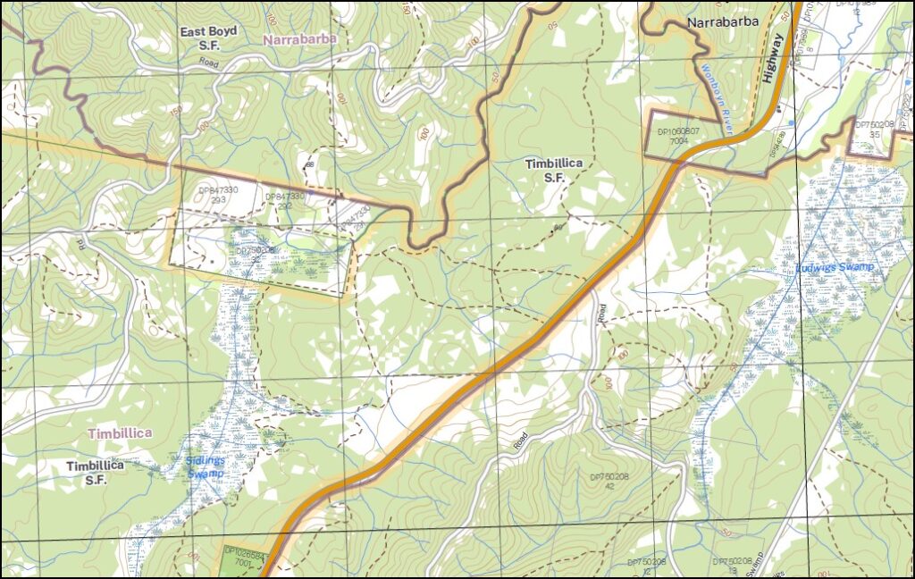 Narrabarba 1-25,000 NSW Topographic Map 8823-2-N - Maps, Books & Travel ...