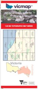 PRINCETOWN NORTH 1-25,000 Vicmap Topo Map 7520-4-N - Maps, Books ...
