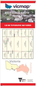 REDESDALE SOUTH 1-25,000 Vicmap Topographic Map 7823-4-S - Maps, Books ...
