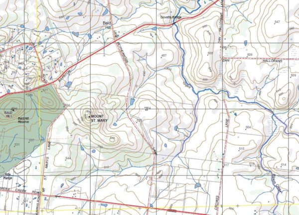 REDESDALE SOUTH 1-25,000 Vicmap Topographic Map 7823-4-S - Maps, Books ...