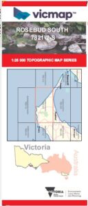 ROSEBUD SOUTH 1-25,000 Vicmap Topographic Map 7821-2-S - Maps, Books ...