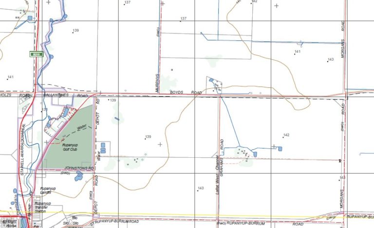 RUPANYUP NORTH 1-25,000 Vicmap Topo Map 7424-4-N - Maps, Books & Travel ...