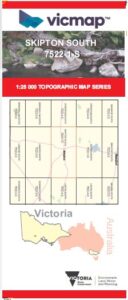 SKIPTON South 1-25,000 Vicmap Topo Map 7522-1-S - Maps, Books & Travel ...