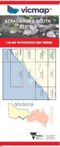 STRADBROKE SOUTH 1-25,000 Vicmap Topo Map 8321-3-S - Maps, Books ...
