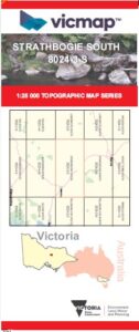 STRATHBOGIE SOUTH 1-25,000 Vicmap Topo 8024-3-S - Maps, Books & Travel ...