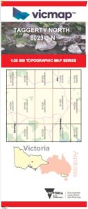 TAGGERTY NORTH 1-25,000 Vicmap Topo Map 8023-3-N - Maps, Books & Travel ...