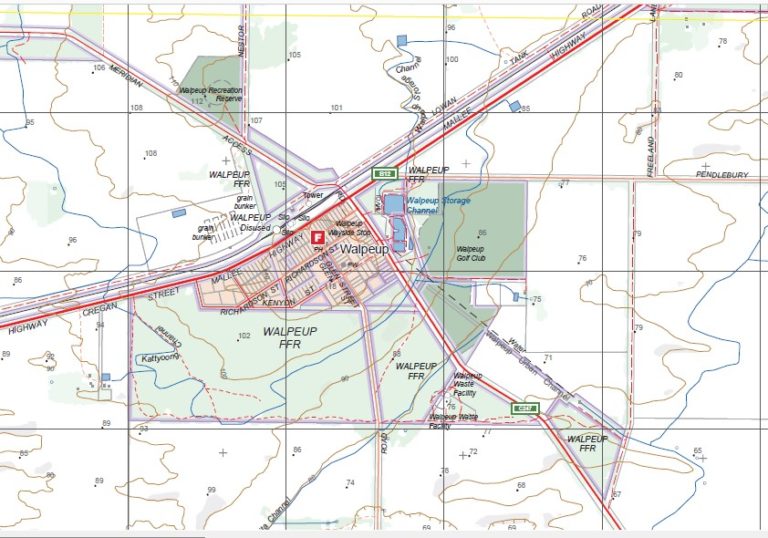WALPEUP SOUTH 1-25,000 Vicmap Topo Map 7327-4-S - Maps, Books & Travel ...