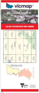 WILLAURA NORTH 1-25,000 Vicmap Topo Map 7422-4-N - Maps, Books & Travel ...