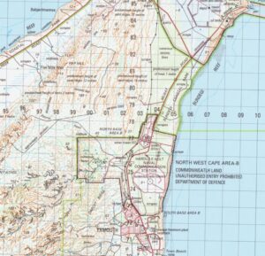 Exmouth 1-100,000 Topographic Map Geoscience Australia - Maps, Books ...