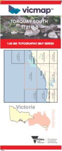TORQUAY SOUTH 1-25,000 Vicmap Topo Map 7721-2-S - Maps, Books & Travel ...