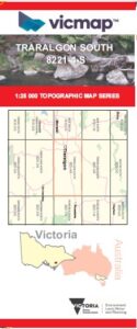 TRARALGON SOUTH 1-25,000 Vicmap Topo Map 8221-4-S - Maps, Books ...