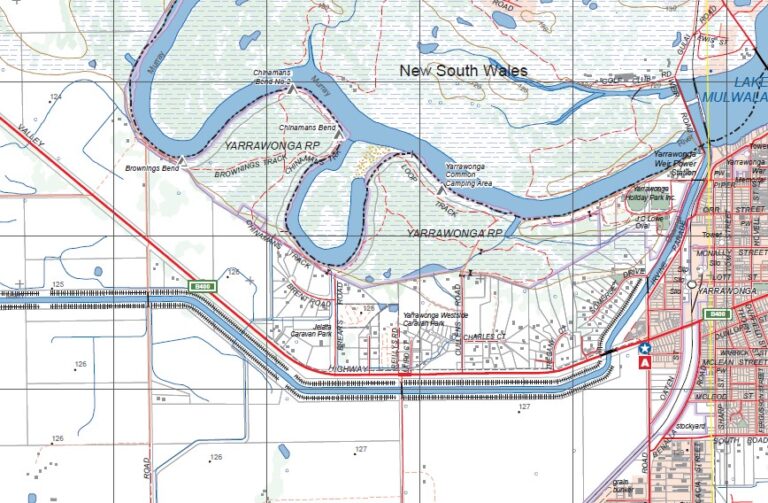 TUNGAMAH NORTH 1-25,000 Vicmap Topo Map 8025-1-N - Maps, Books & Travel ...