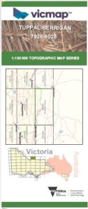 TUPPAL BERRIGAN 1-100,000 Vicmap Topo 7926-8026 - Maps, Books & Travel ...